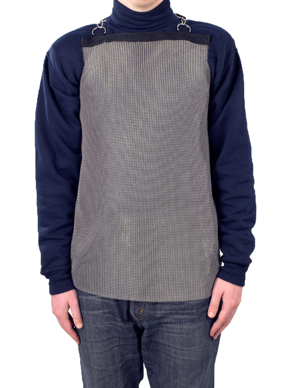 Steel Mesh Apron, 20" x 20", .316L Stainless Steel Wire, Made in the U ...